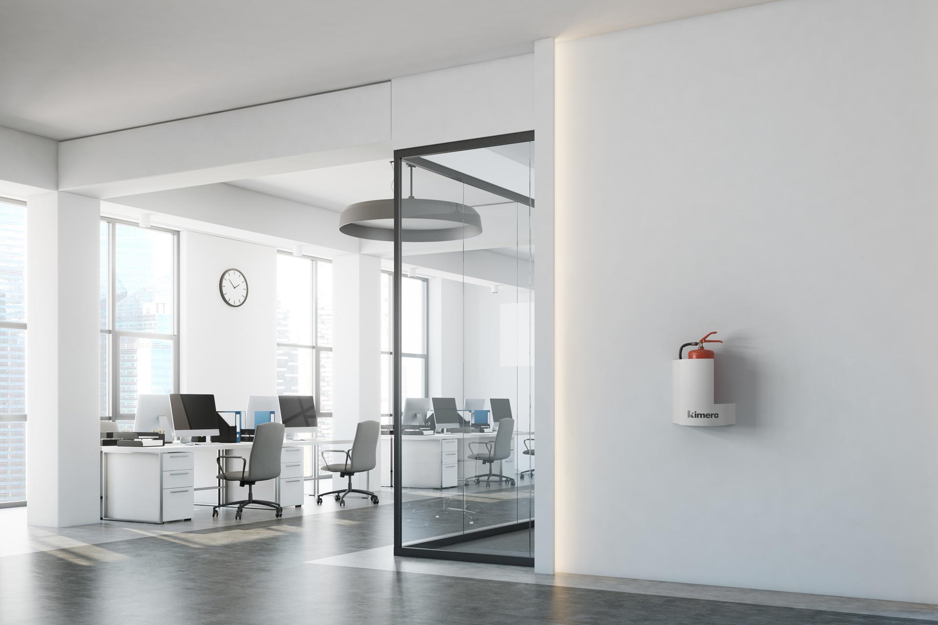 Design fire extinguisher cabinets and stands | Kimera